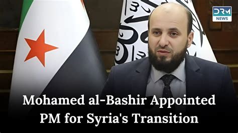 Mohamed Al Bashir Appointed Caretaker Syrian Pm For Transitional Government First Speech