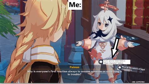 Paimons Never Been The Main Character Rgenshinmemes