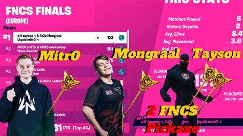 Mongraal Wins Fncs Finals And Says He Is Using Fncs Champion Pickaxe