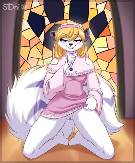 Rule 34 2021 5 Fingers Anthro Arctic Fox Bite Biting Lip Blush Bodily