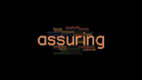 Assuring Synonyms And Related Words What Is Another Word For Assuring