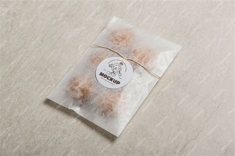 Premium Psd Translucent Glassine Bag Mock Up Design