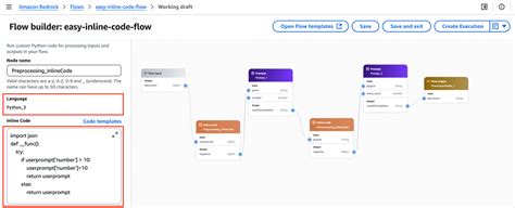 Inline Code Nodes Now Supported In Amazon Bedrock Flows In Public