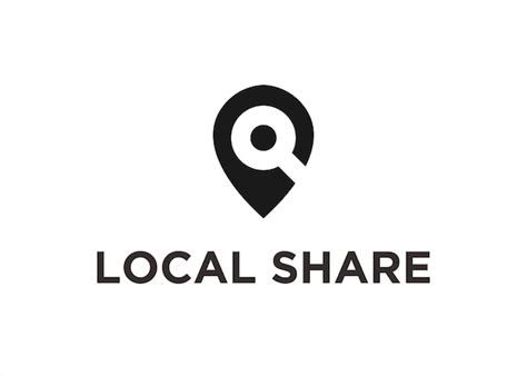 Premium Vector Share Local Logo Design Vector Illustration