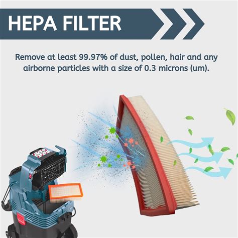 Dry Vacuum Filter For Workshop Vf130h Hepa Filter For Bosch Vac090