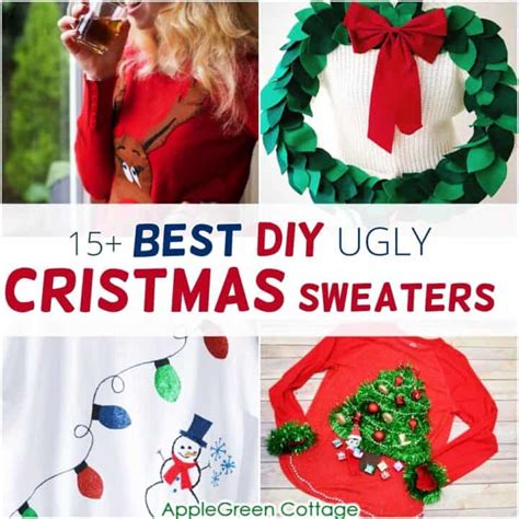 15 Best Diy Ugly Christmas Sweater Ideas For 2022 Applegreen Cottage