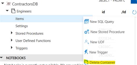 How To Clear A Cosmos Db Database Or Delete All Items Using Azure