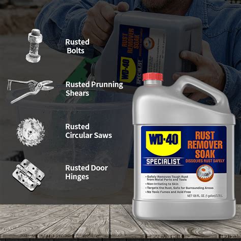 Wd 40 Specialist® Rust Remover Soak 1 Gallon Sing Brothers Hardware