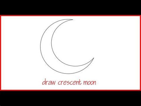 How To Draw Crescent Moon R Howtodraw