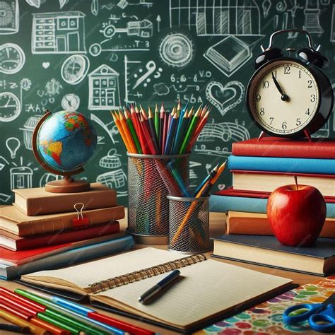 Back To School Classroom Premium Ai Generated Image