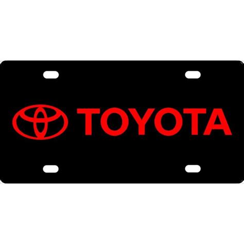 Toyota Logo License Plate Aluminum Novelty License Plate