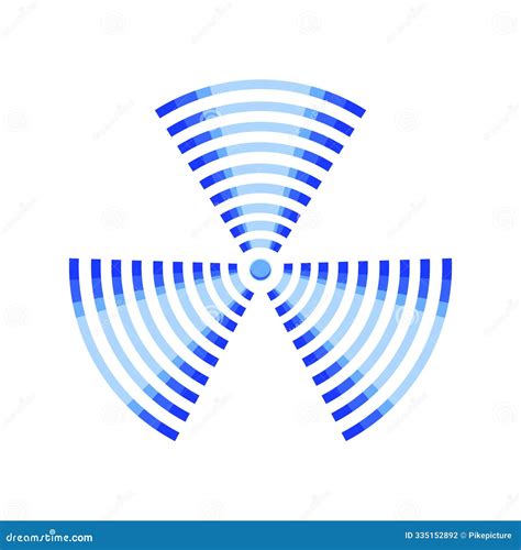 Interference Wireless Signal Wave Cartoon Vector Illustration Stock