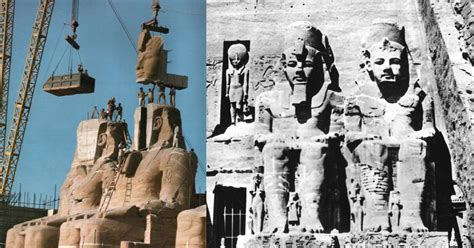 The Ancient Temple Complex Of Abu Simbel Was Moved From Its Original