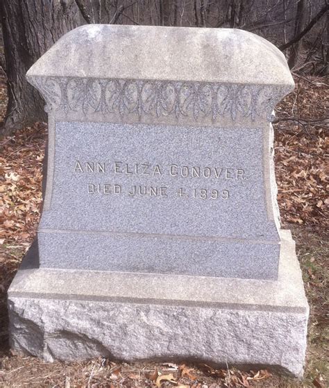 Ann Eliza Conover Unknown 1899 Find A Grave Memorial