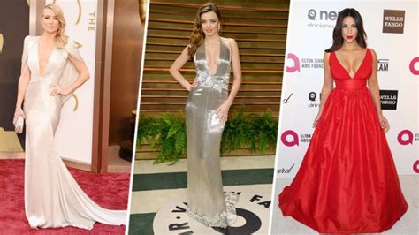 Celebrity Boobs The Real Oscars Red Carpet Trend