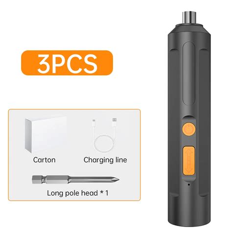 Usb Electric Screwdriver Battery Rechargeable Cord Grandado