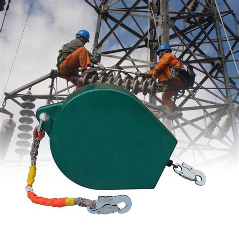 Double Lock Structure Fall Arrester At Height Self Retracting Lifeline