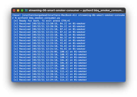Github Jonagitsdatastreaming 06 Smart Smoker Consumer Continuation