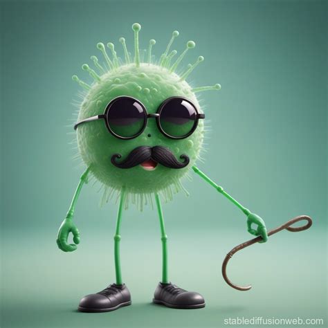 Bacteria With A Friendly Face Stable Diffusion Online