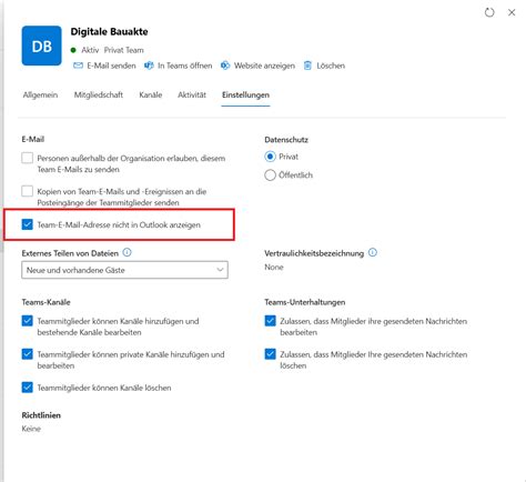 View M365 Group Teams Subsequently In Outlook