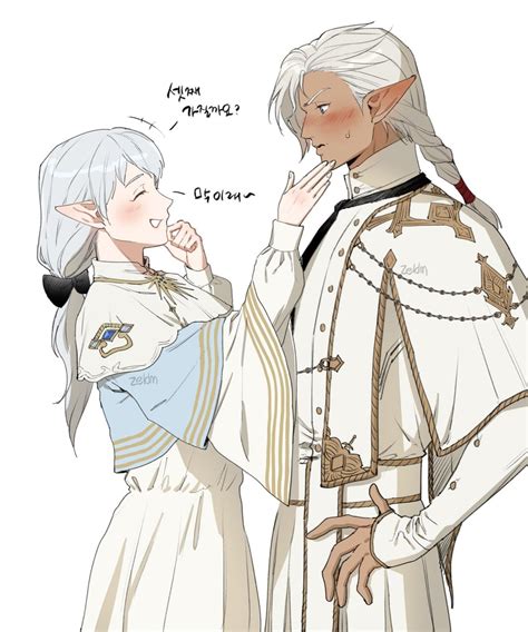 Ameliance Leveilleur And Fourchenault Leveilleur Final Fantasy And 1 More Drawn By Zeldm