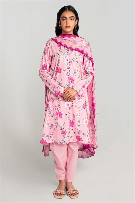 Candy Blossom 3pc Printed Lawn Suit