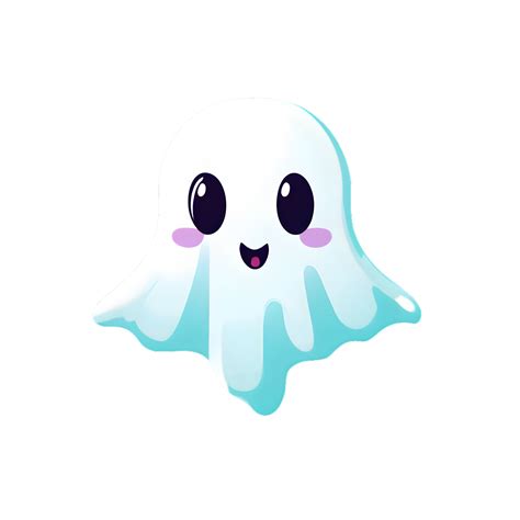 Cute Ghost Floating In The Air Ai Generated 32322373 Png
