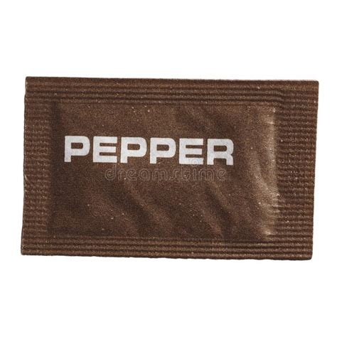 Single Dose Salt And Pepper Sachet Stock Image Image Of Table Food