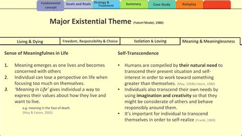 Existential Therapy Existential Therapy Theorypdf