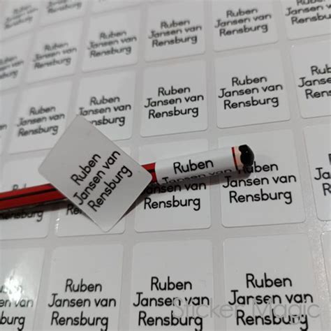 Wrap Around Pencil Stickers Small Halve Sticker Magic