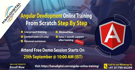Angulardevelopment Angulardemo Angularonlinedemo Hanudigital