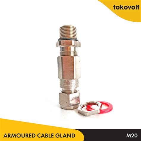 Jual Cable Gland M20s Armoured Explossion Proof Peppers Kota