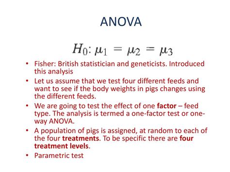Comparing Several Means Anova Ppt Download