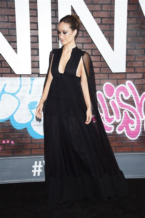 Olivia Wilde In Valentino ‘ Vinyl New York Premiere Fashion Sizzle