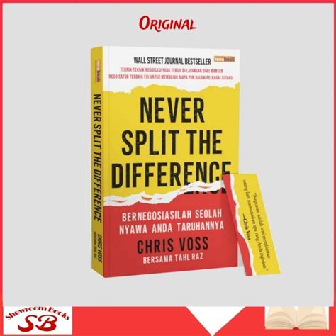 Jual Buku Never Split The Difference Chris Voss Bersama Tahl Raz