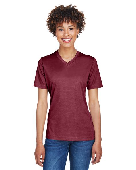 Tt11hw Team 365 Ladies Sonic Heather Performance T Shirt