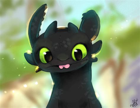 Cute Toothless Dragon Wallpaper