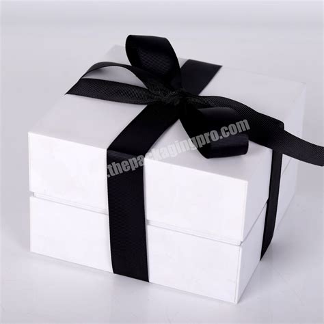 Luxury Custom Square White Cardboard T Box Lids And High Gloss White