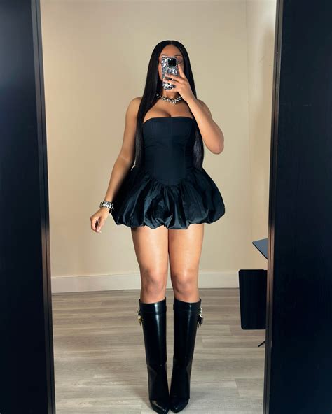 Bubble Pop Corset Mini Dress Medium Black Black Bubble Dress