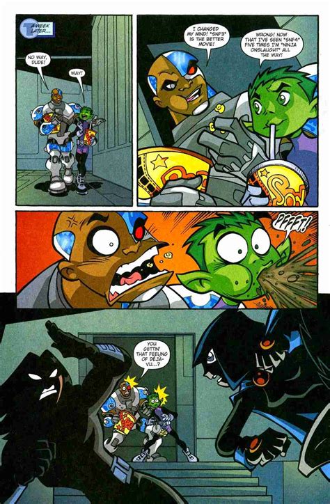 Teen Titans Go Comic Book Series Teen Titans Go Issue 31 Night Time