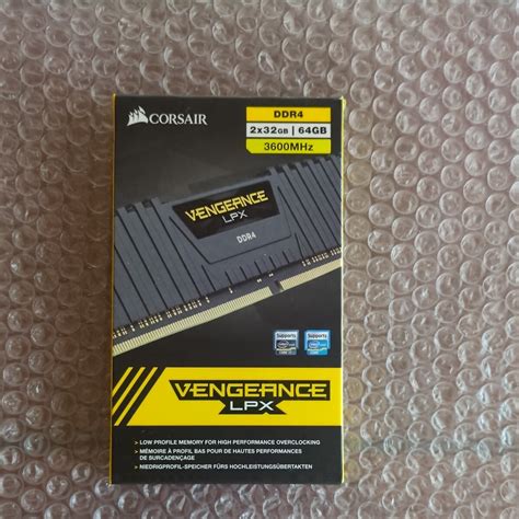 Yahoo オークション Corsair Vengeance Lpx Ddr4 64gb 3600mhz