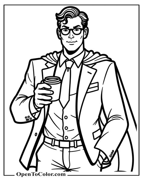 Superman Coloring Pages 36 Easy And Free Printable Pdf Opentocolor