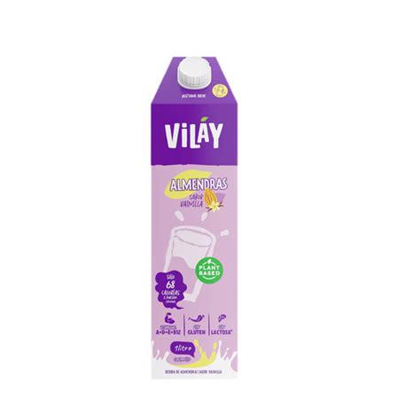 Leche De Almendras Sabor Vainilla Vilay 1 Litro Distribuidora Online