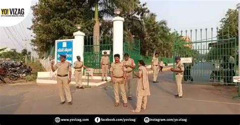 Vizag Tense Atmosphere Near Rushikonda As Revenue Officials Storm Gitam