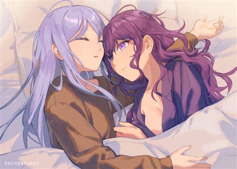 Asahina Mafuyu And Yoisaki Kanade Project Sekai Drawn By Sinyatako1