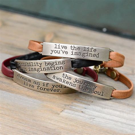 Bracelet With Quotes T At Bruce Lohr Blog