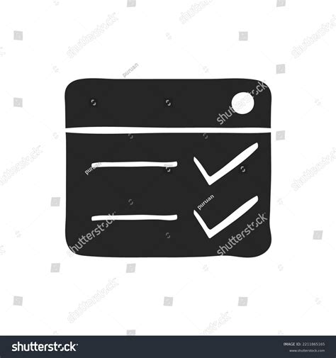 Hand Drawn Download Interface Vector Illustration Stock Vector Royalty