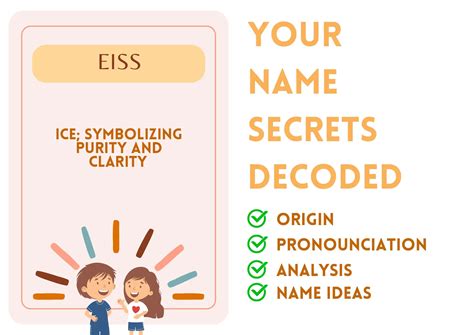 Eiss Name Meaning And Pronunciation