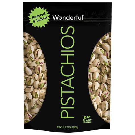 Wonderful Pistachios In Shell Roasted And Salted Nuts 24 Ounce