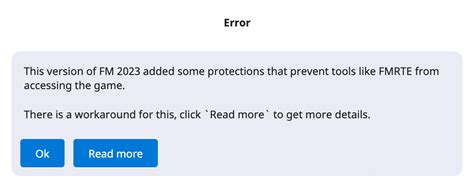 Error When Trying To Load Game Archive FMRTE